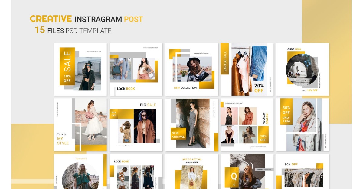 Instagram Template Modern Fashion for Social Media