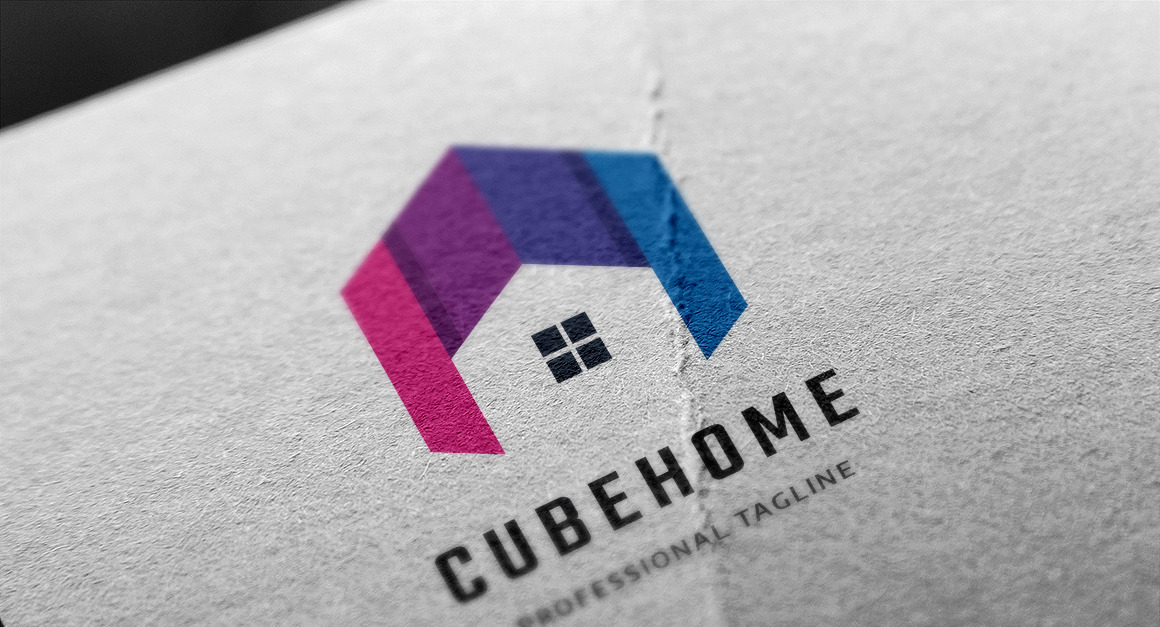 Cube Home Logo Template #155992 - TemplateMonster