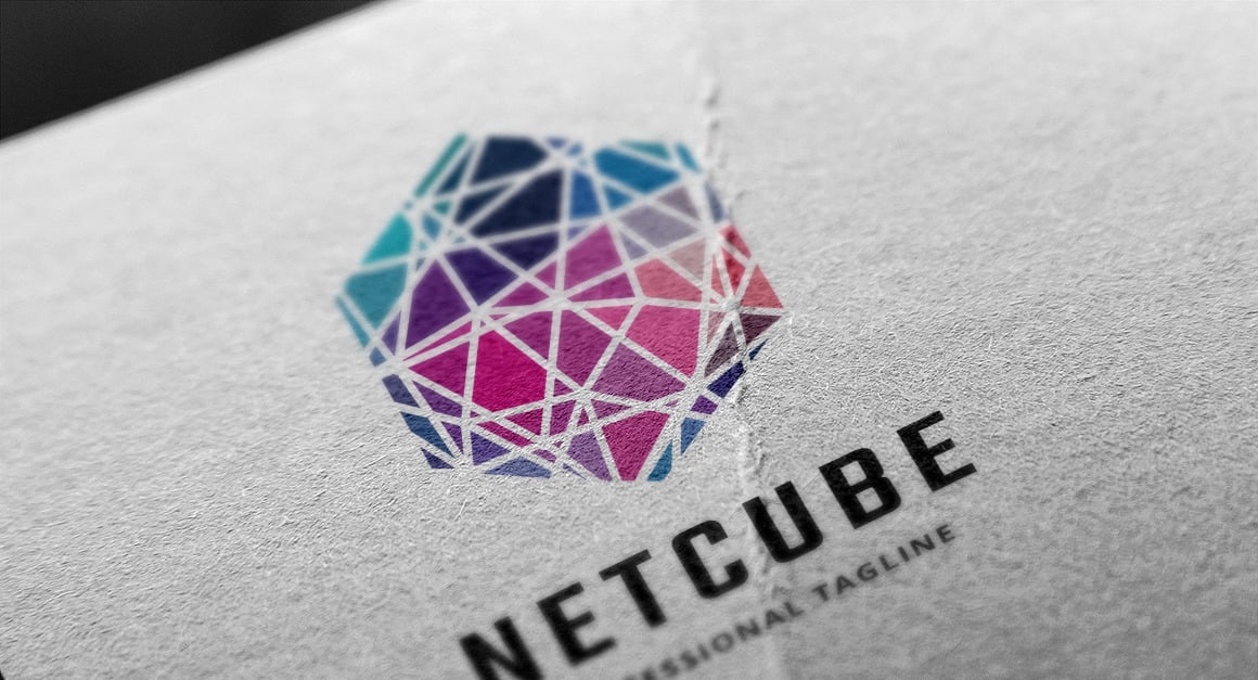Net Cube Logo Template #155986 - TemplateMonster
