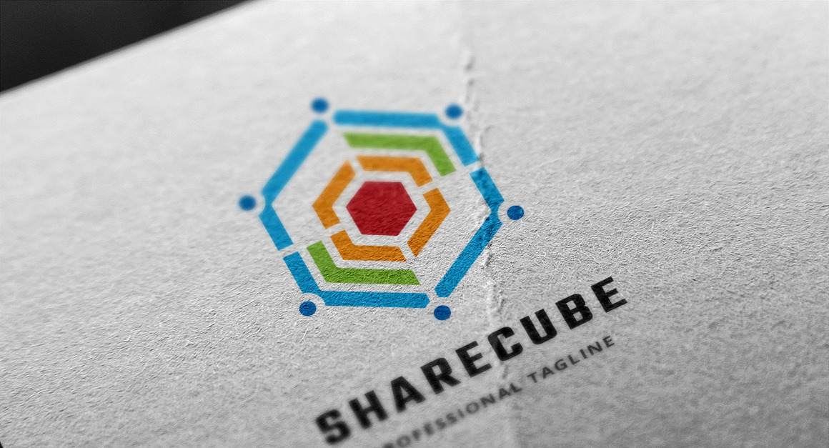 Share Cube Logo Template #155996 - TemplateMonster
