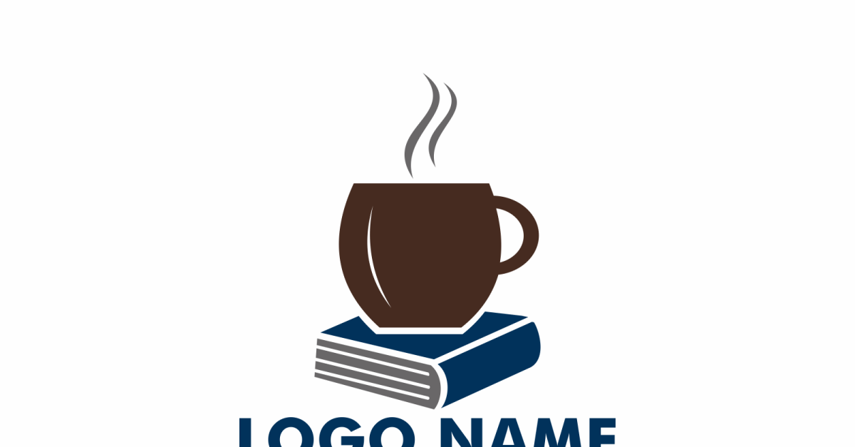 Coffee Book Logo Template #156044 - TemplateMonster