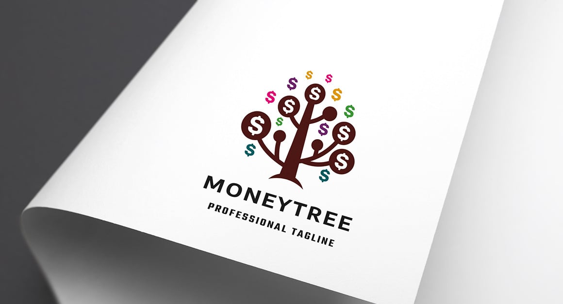 Money Tree Logo Template #156490 - TemplateMonster