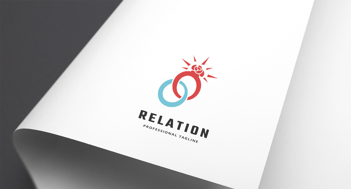 Relation Logo Template #156459 - TemplateMonster