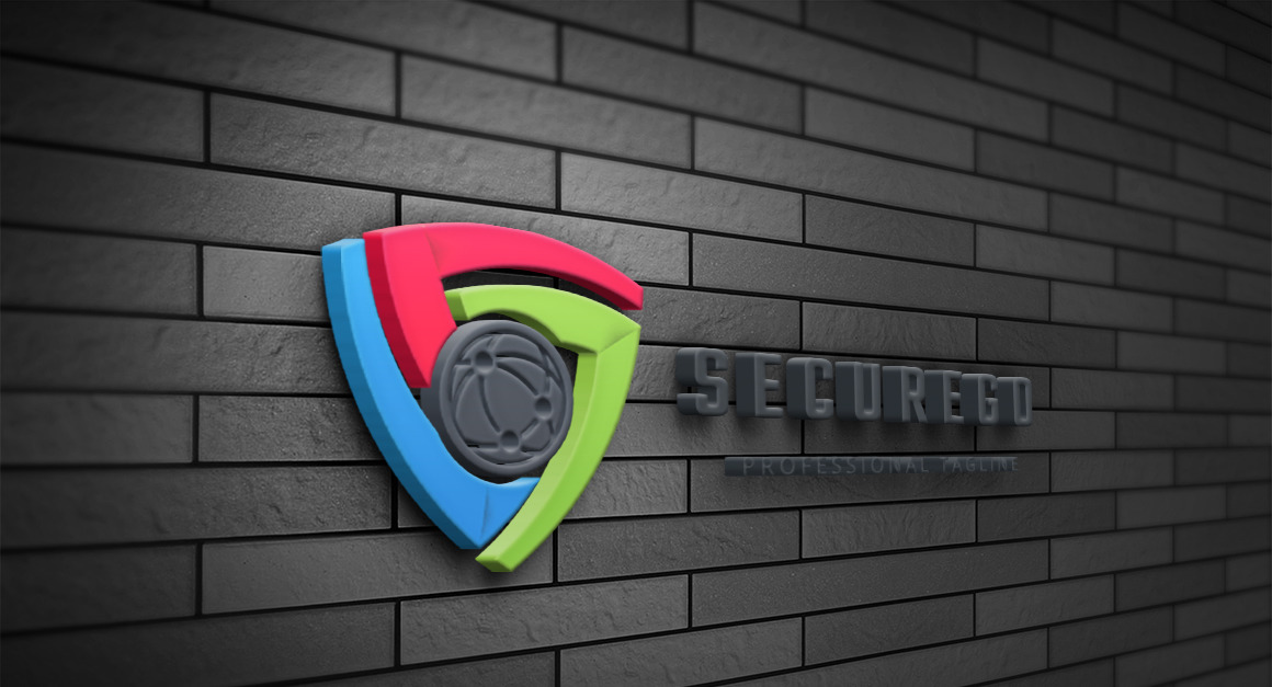 Security Global Shield Logo Template - TemplateMonster