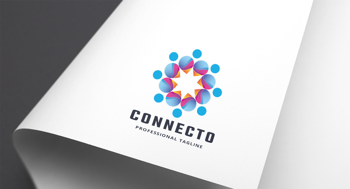 Connecto Logo Template #156608 - TemplateMonster