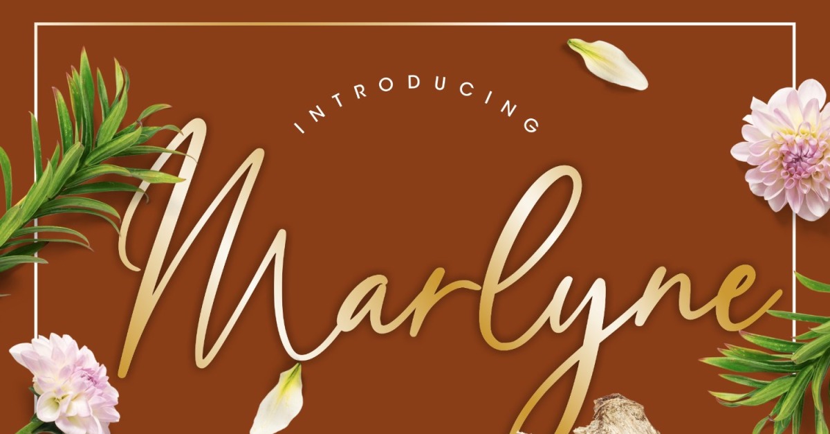 Marlyne Signature Cursive Font #156968 - TemplateMonster