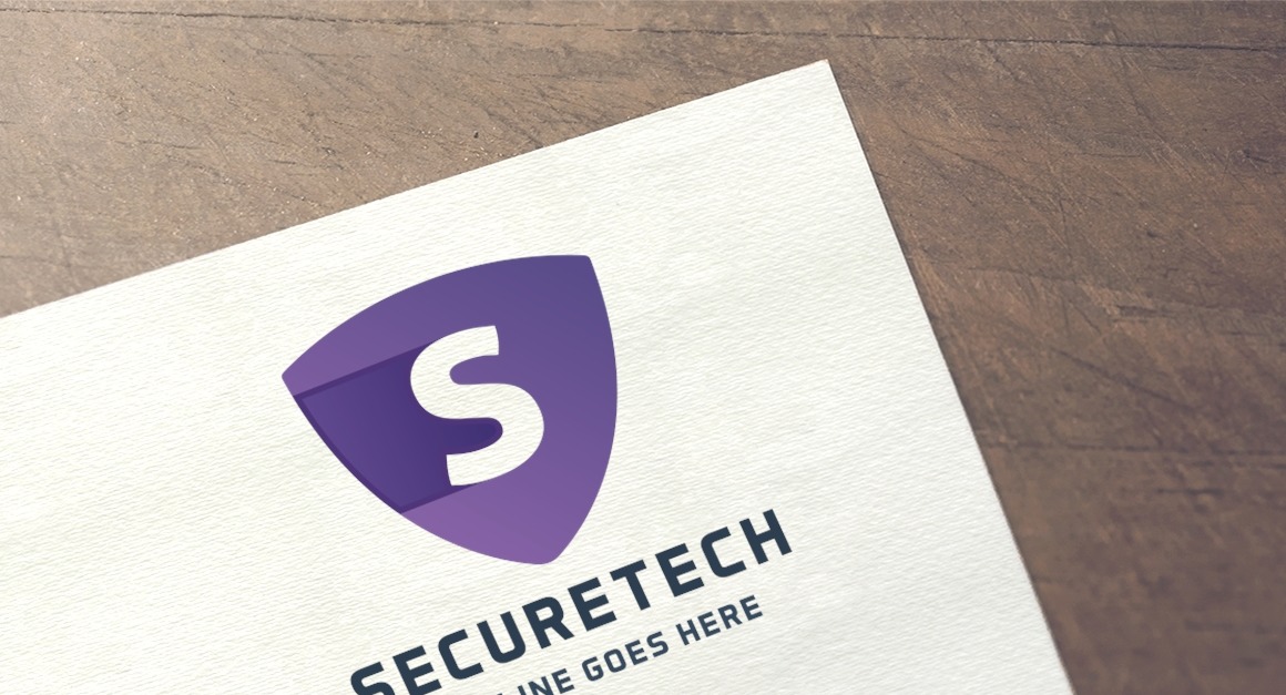 Letter S - Secure Tech Logo Template - TemplateMonster