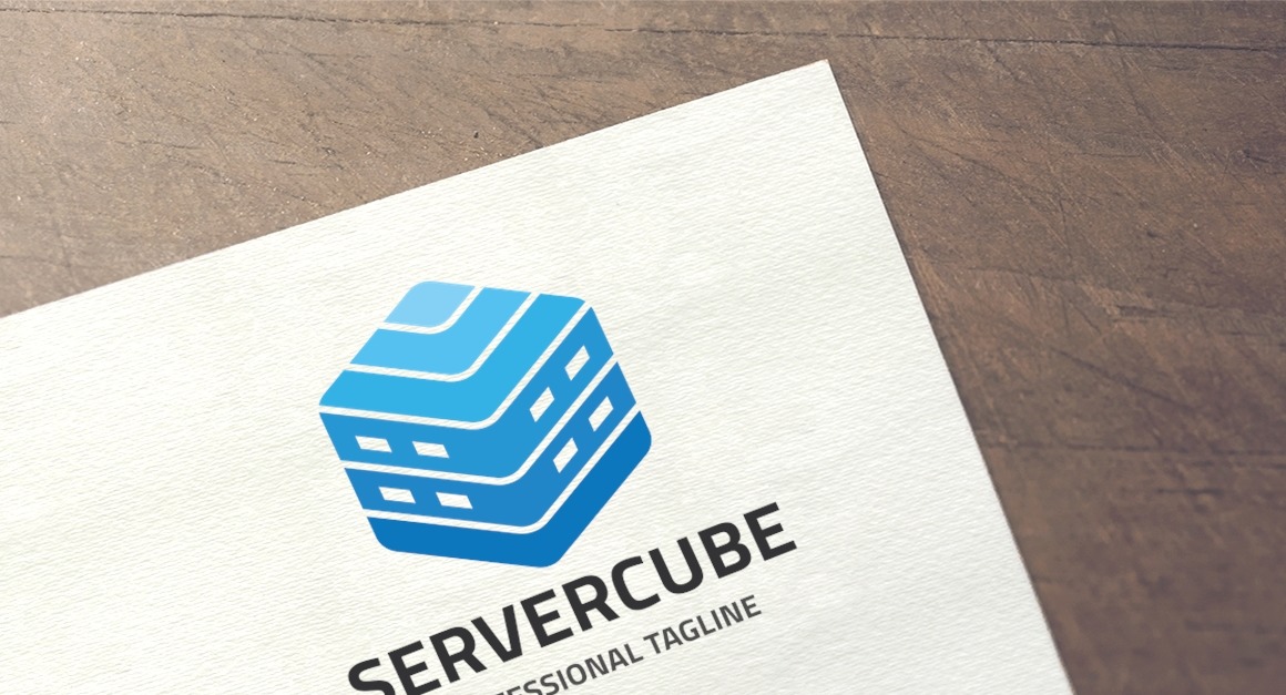 Server Cube Logo Template #157152 - TemplateMonster