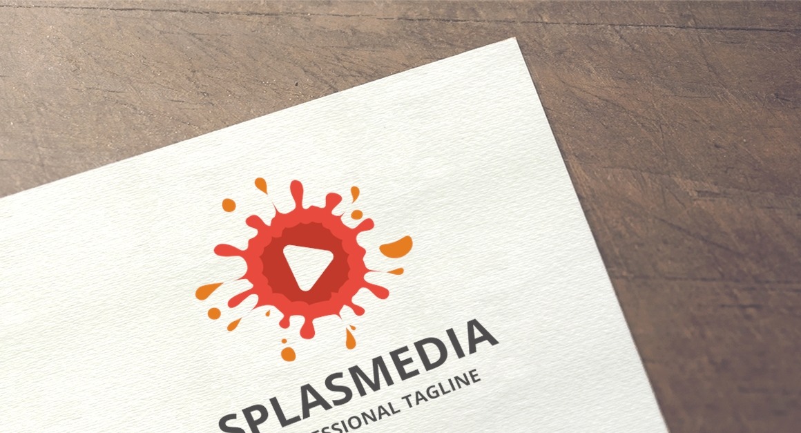 Splash Media Logo Template #157139 - TemplateMonster