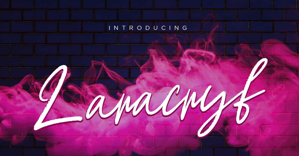 Laracryf Brush Handwritten Font #157457 - TemplateMonster