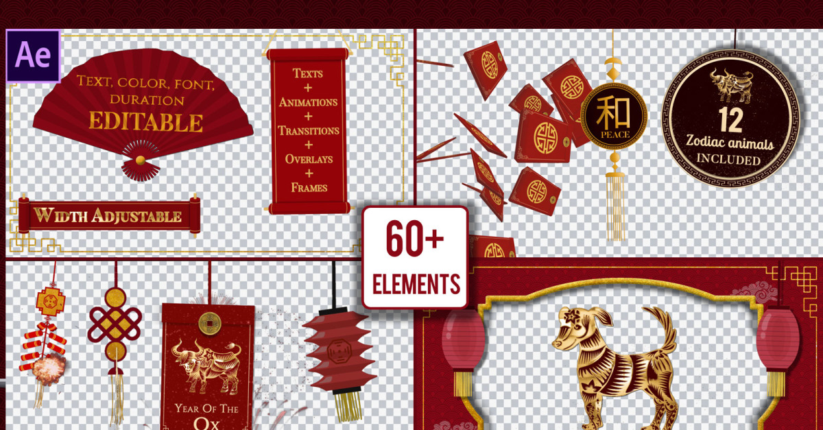 Chinese New Year KIT After Effects Template - TemplateMonster