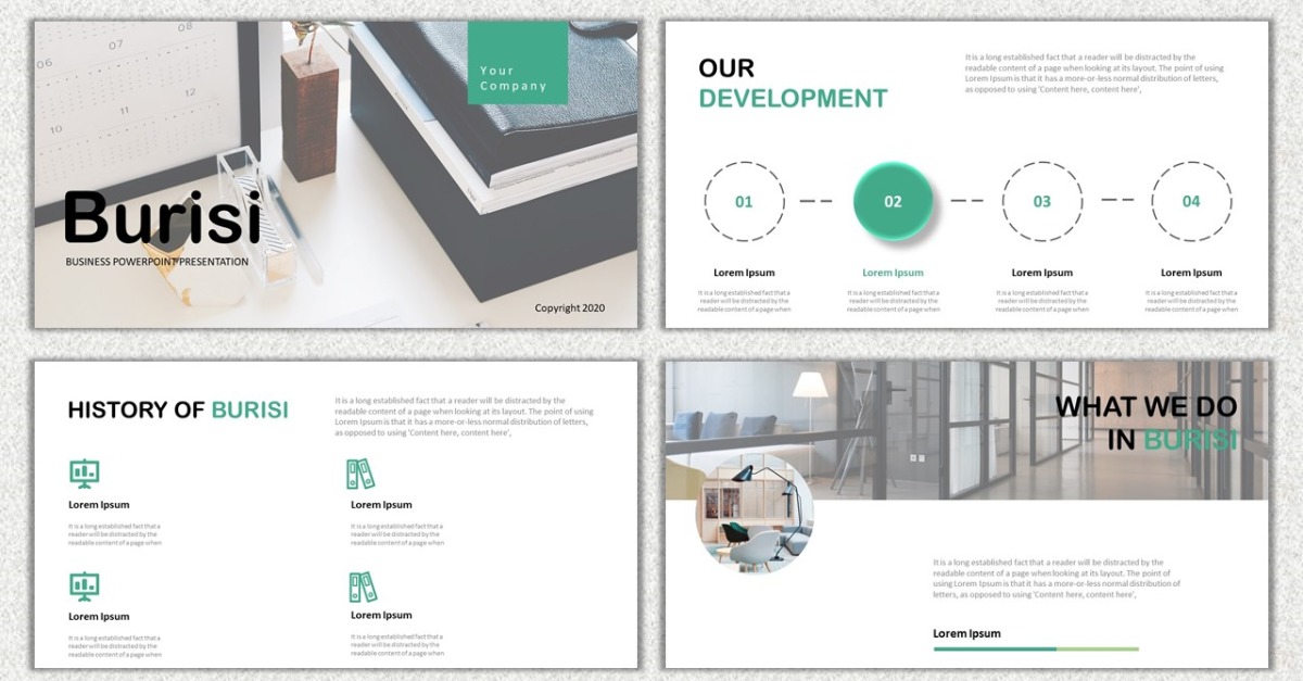 Burisi PowerPoint šablony #157925 - TemplateMonster
