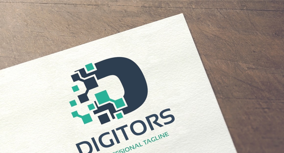 Letter D - Digitor Logo Template #157982 - TemplateMonster