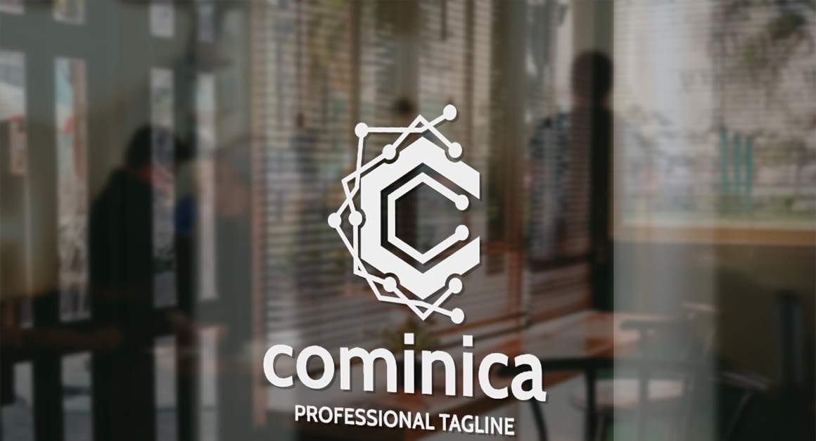 Letter C - Communication Network Logo Template