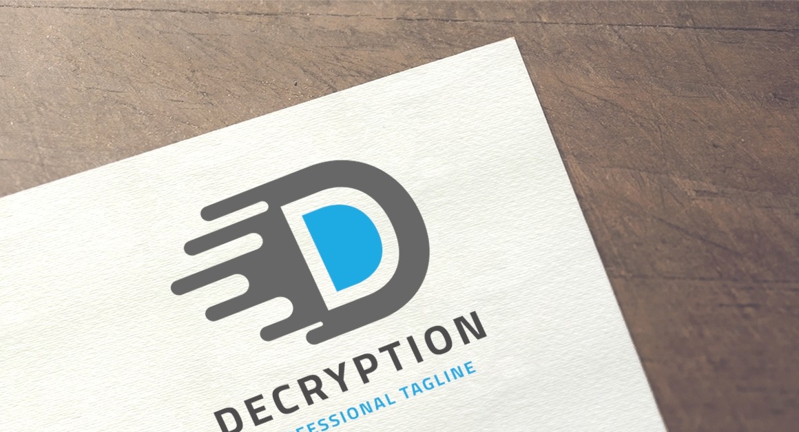 Letter D - Decryption Logo Template #158005 - TemplateMonster