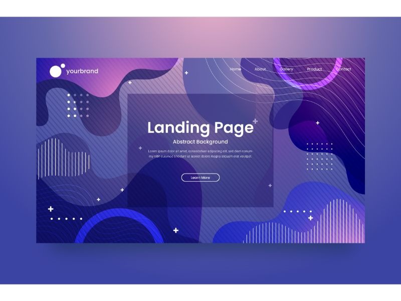 Abstract Purple Power Background #158416 - TemplateMonster