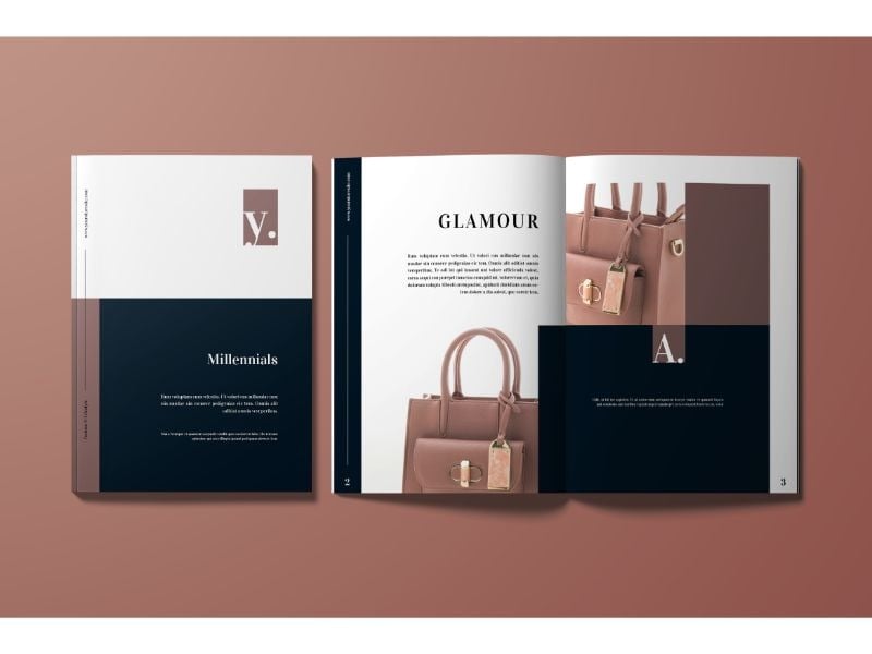 Glamour Magazine Template #158470 - TemplateMonster