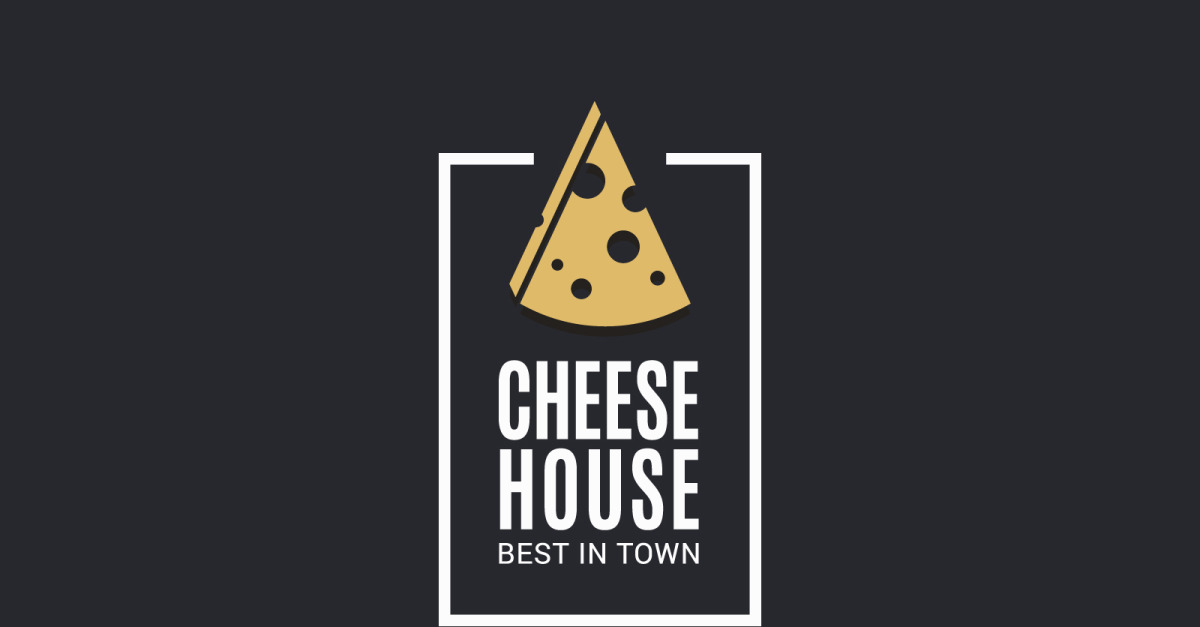 Cheese with Cheese Slice. Logo Template - TemplateMonster