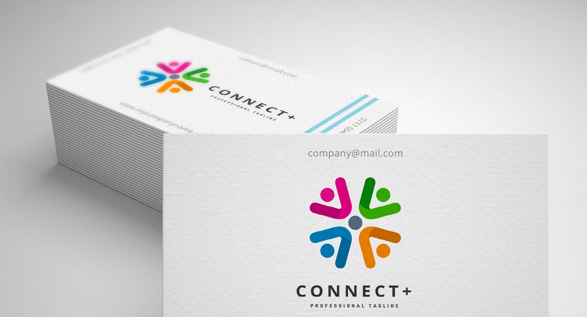Connect Plus Logo Template #158772 - TemplateMonster