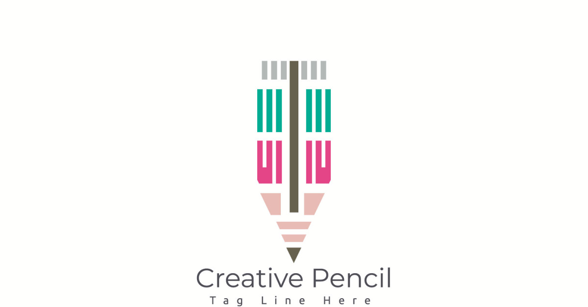 Creative Pencil Logo Template #158731 - TemplateMonster