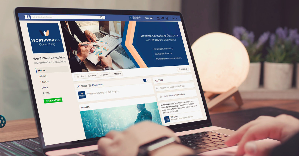 Free Facebook Cover Photo Template for Social Media