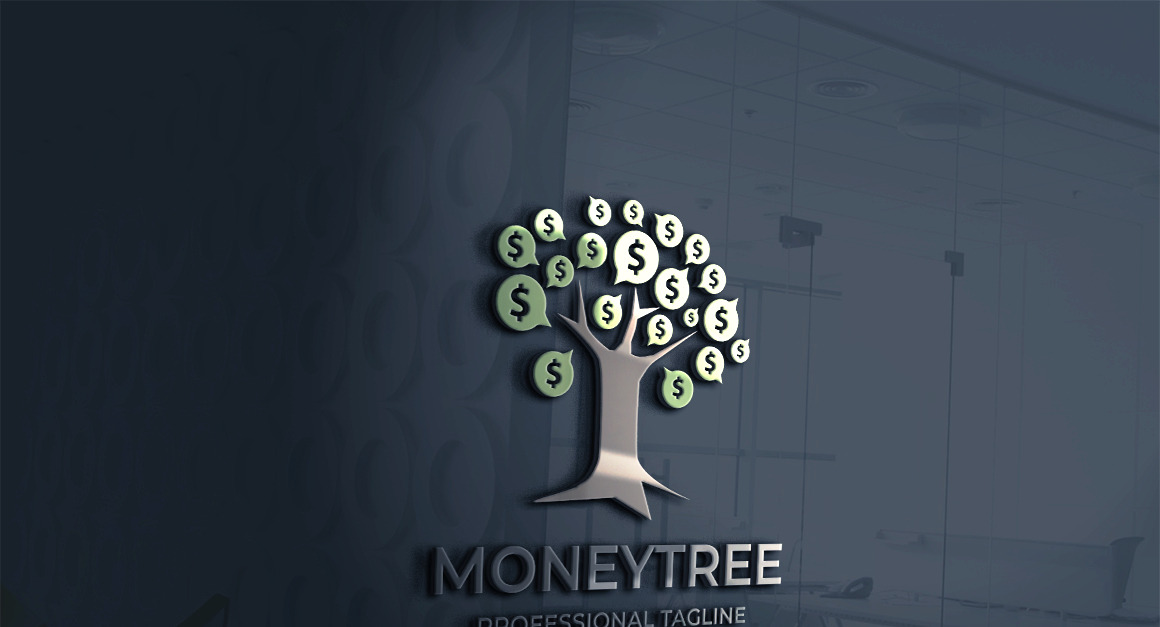 Money Tree Logo Template #159855 - TemplateMonster