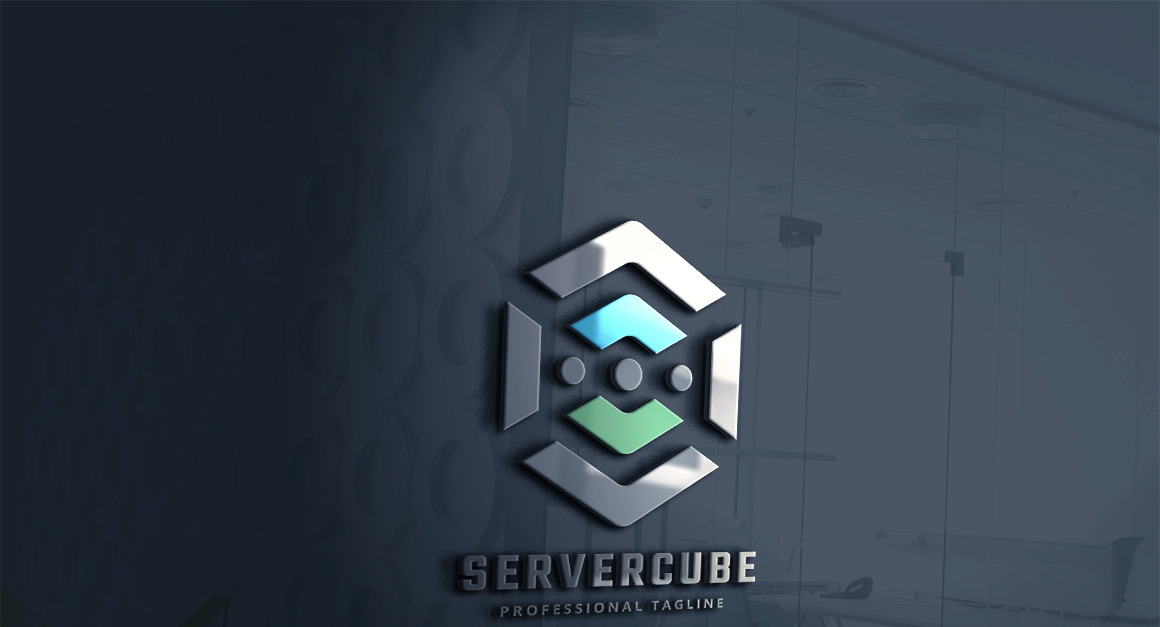 Server Cube Logo Template #159837 - TemplateMonster