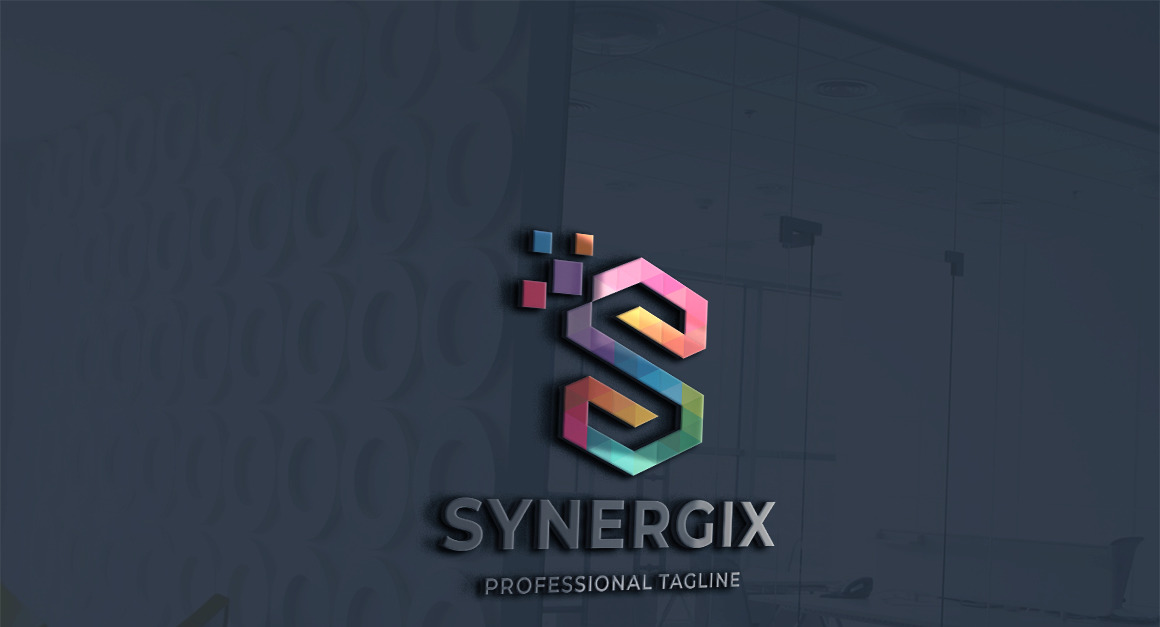 Synergix Letter S Logo Template #159834 - TemplateMonster