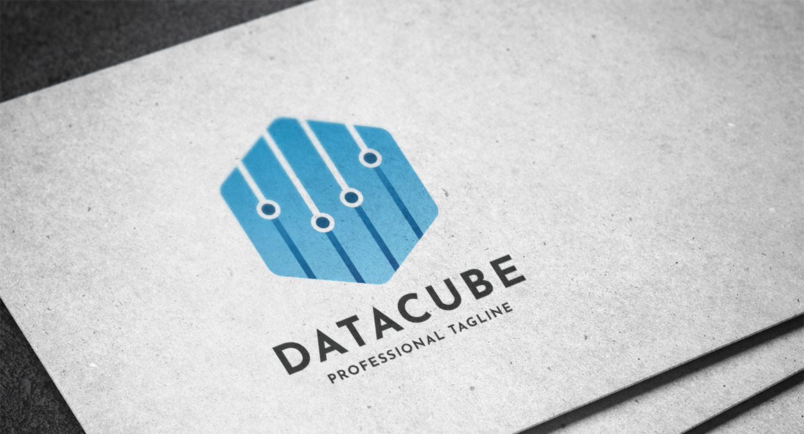 Data Cube Logo Template #159964 - TemplateMonster