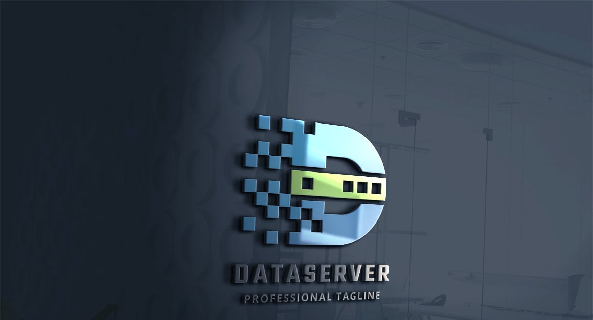 Data Server Letter D Logo Template #159977 - TemplateMonster