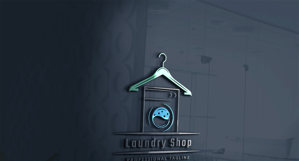 Laundry Shop Logo Template #159942 - TemplateMonster