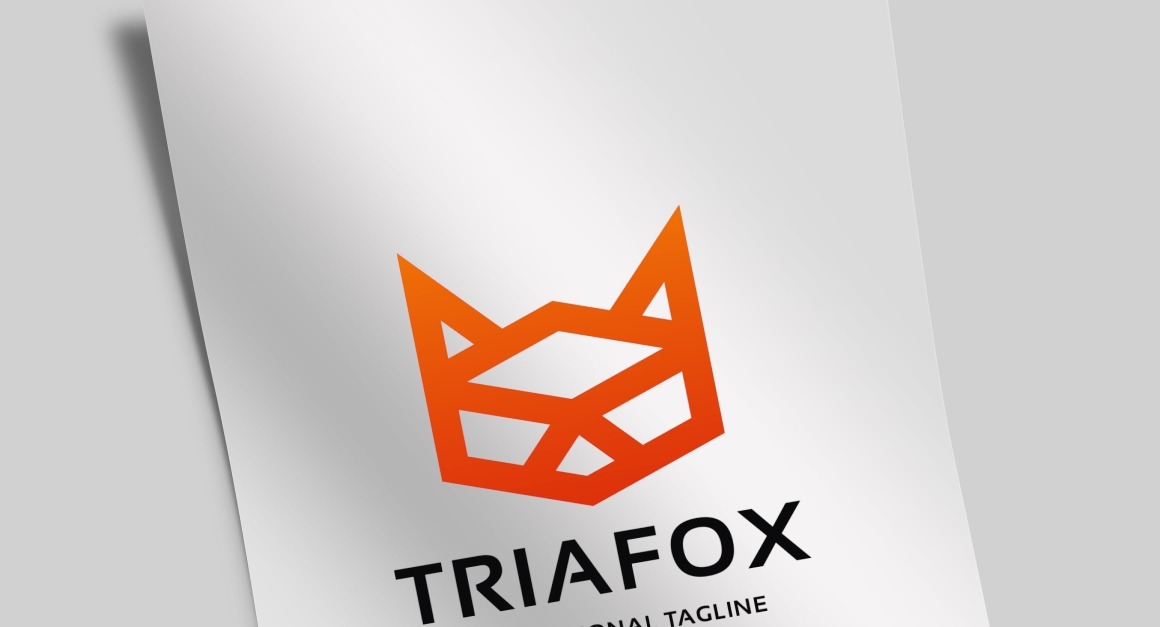 Triangle Fox Logo Template #160431 - TemplateMonster