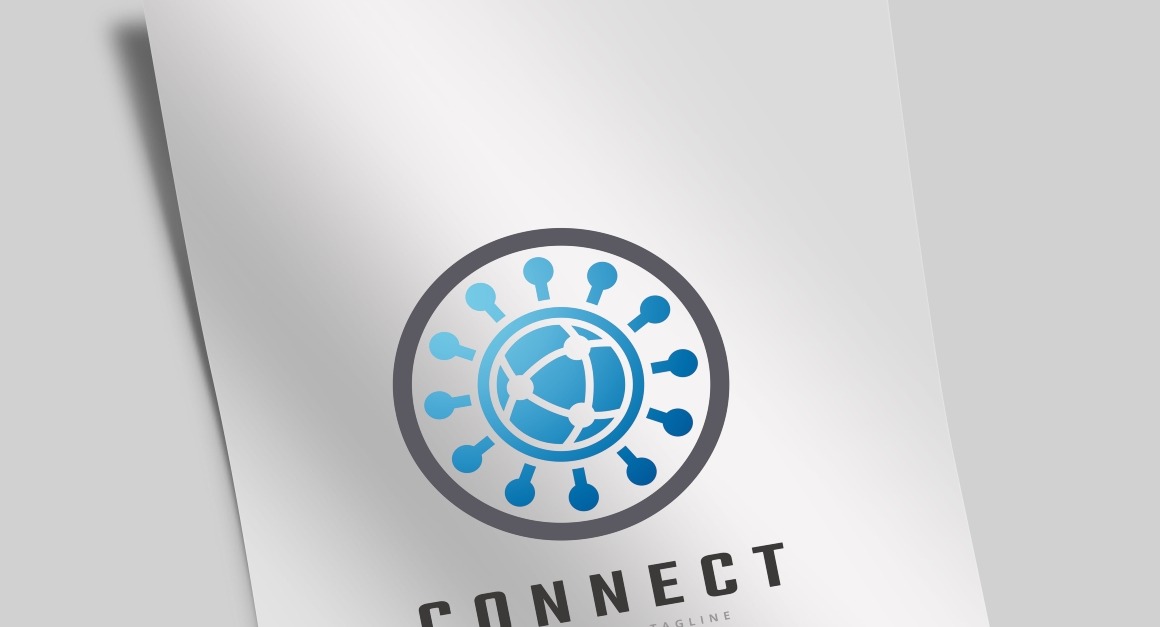 Connect v.2 Logo Template #160799 - TemplateMonster