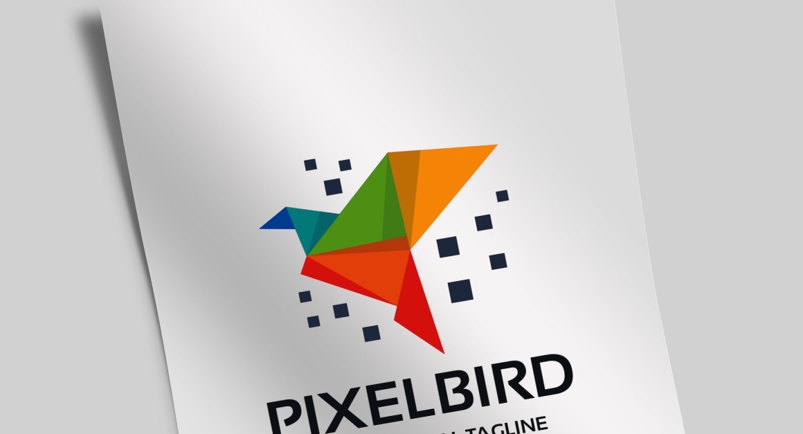 Pixel Bird Logo Template #160924 - TemplateMonster