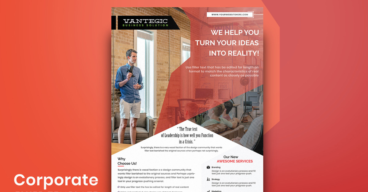 Swag - Flyer Design - Corporate Identity Template