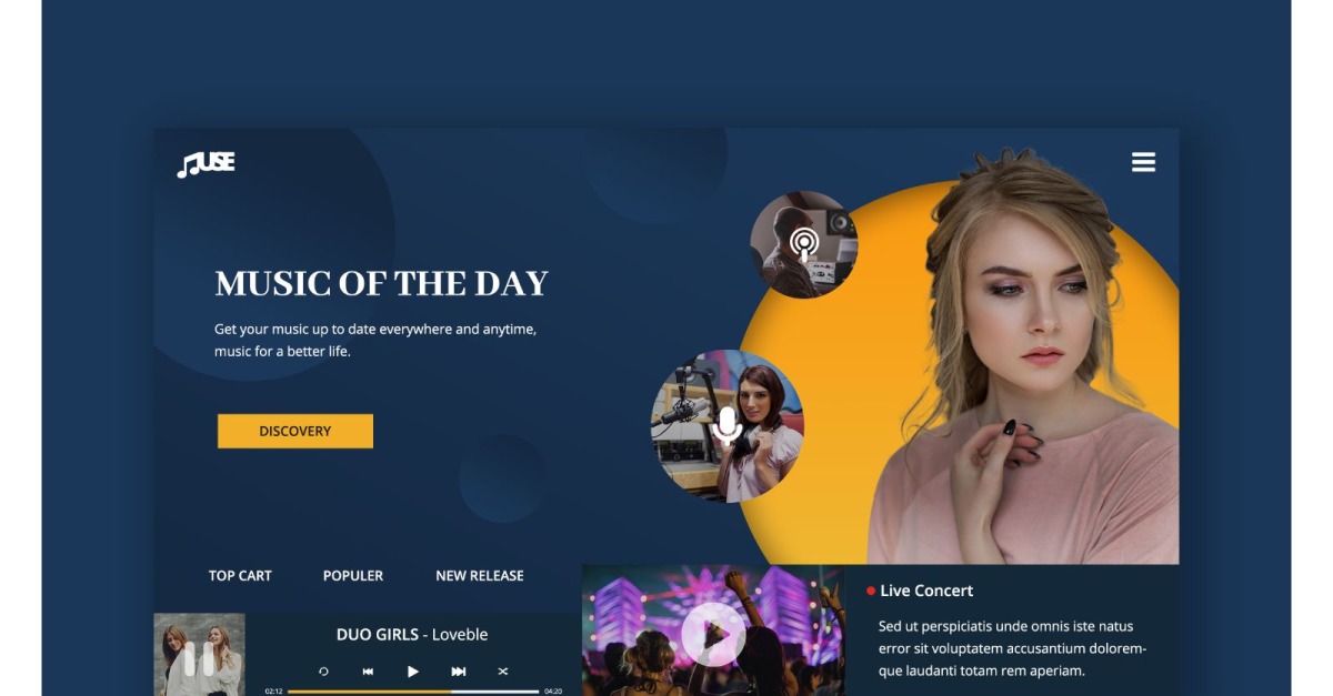 Hero 27 Muse UI Elements #161572 - TemplateMonster