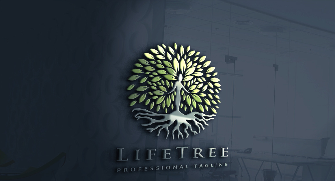 Life Tree Logo Template #161938 - TemplateMonster