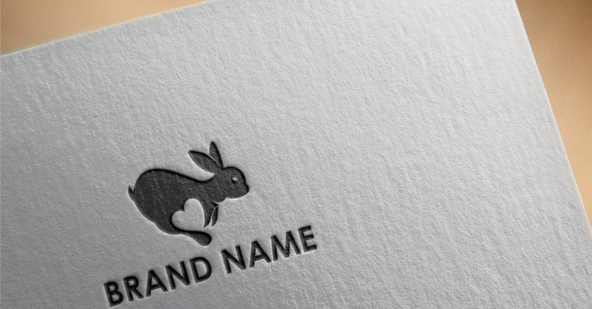 Love Rabbits Logo Template #161933 - TemplateMonster