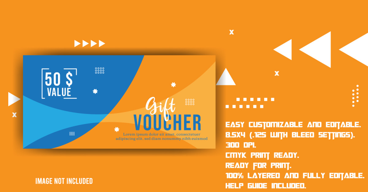 Creative Gift Voucher #162432 - TemplateMonster