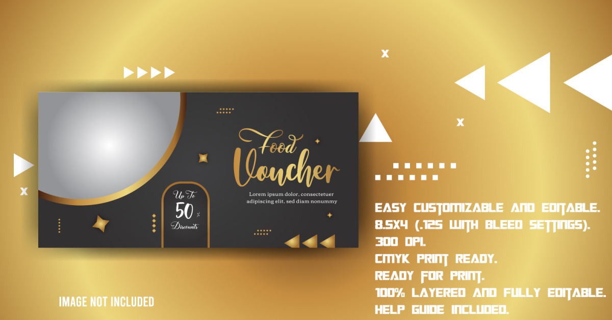 Modern Gift Voucher Design Corporate Identity