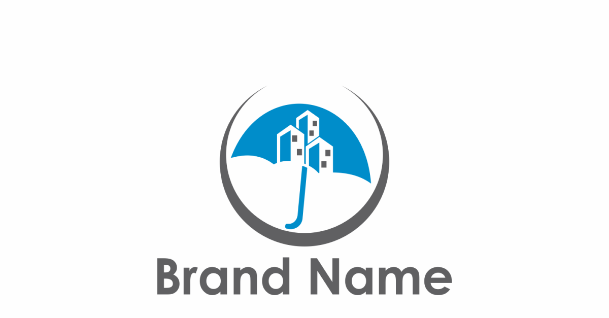 Městský deštník Logo šablona #162560 - TemplateMonster