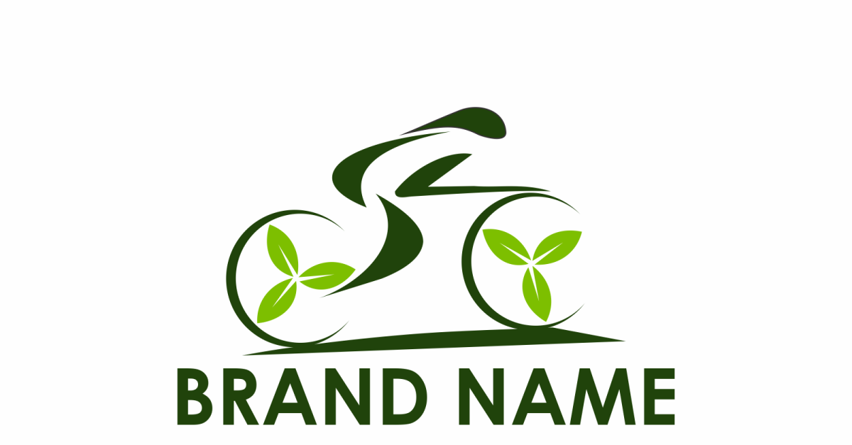 Naturlig cykel logotyp mall #162571 - TemplateMonster