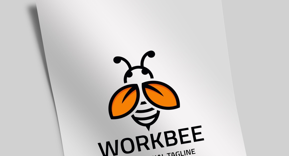 Pracovní včela Logo šablona #162685 - TemplateMonster