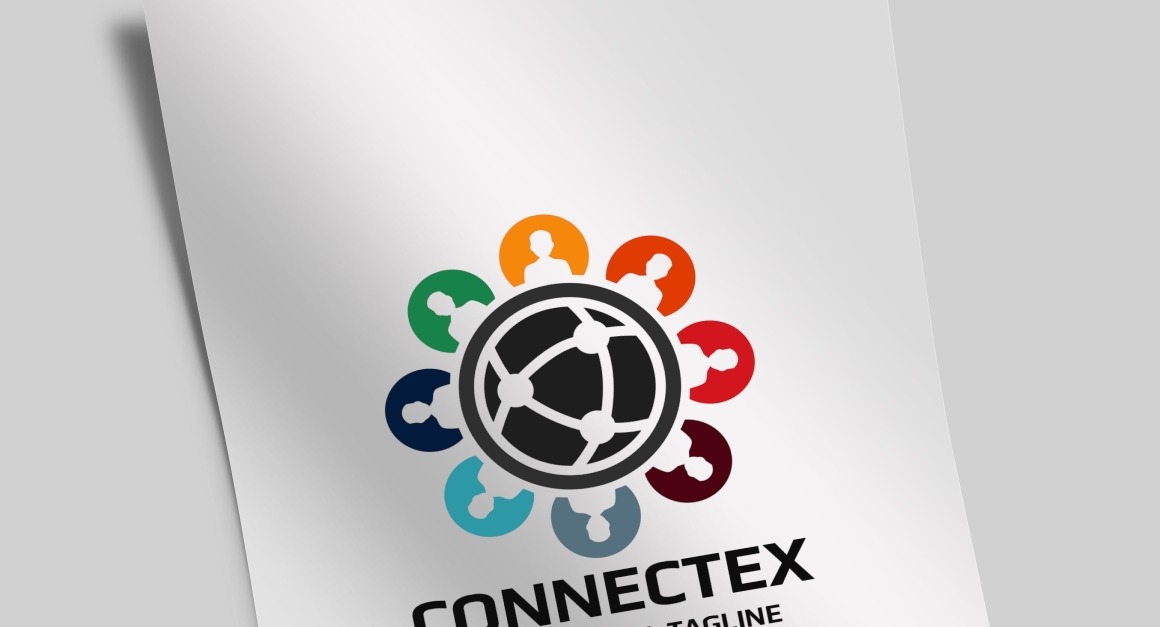 Connect Global Logo Template #162773 - TemplateMonster