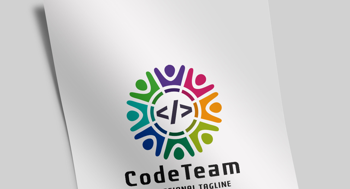 Code Team Logo Template #162872 - TemplateMonster