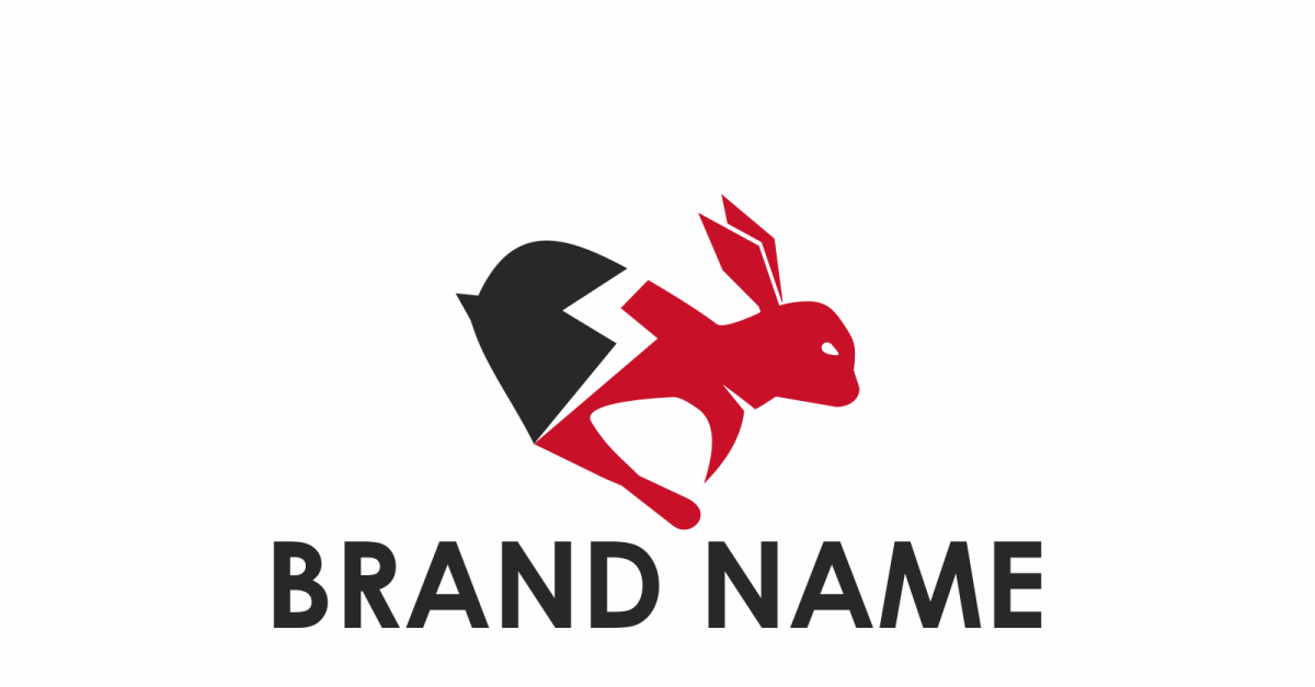 Rabbit Power Logo Template #163397 - TemplateMonster
