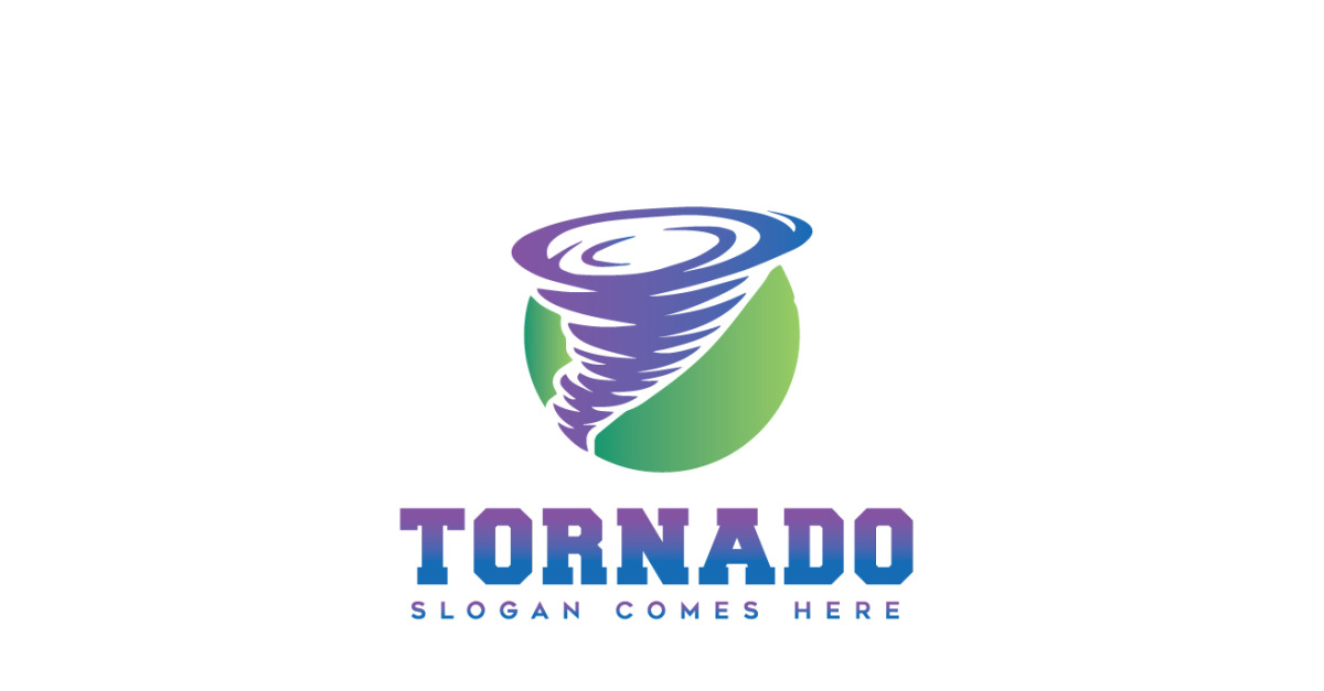 Tornado Logo Template Example #163348 - TemplateMonster