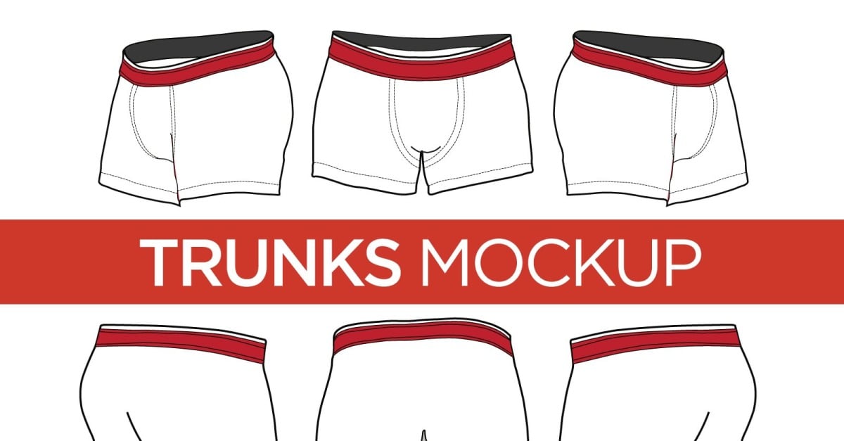 Trunks - Vector Template product mockup - TemplateMonster