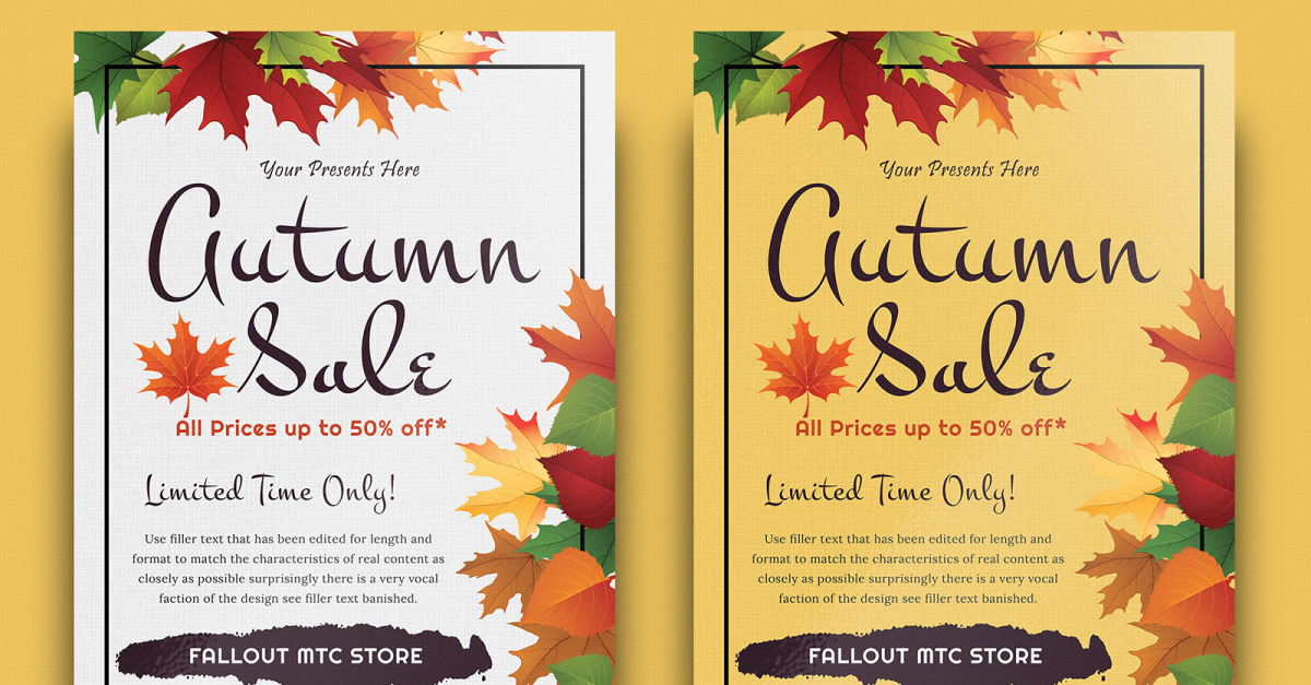 Clot - Autumn Festival Flyer Design - Corporate Identity Template