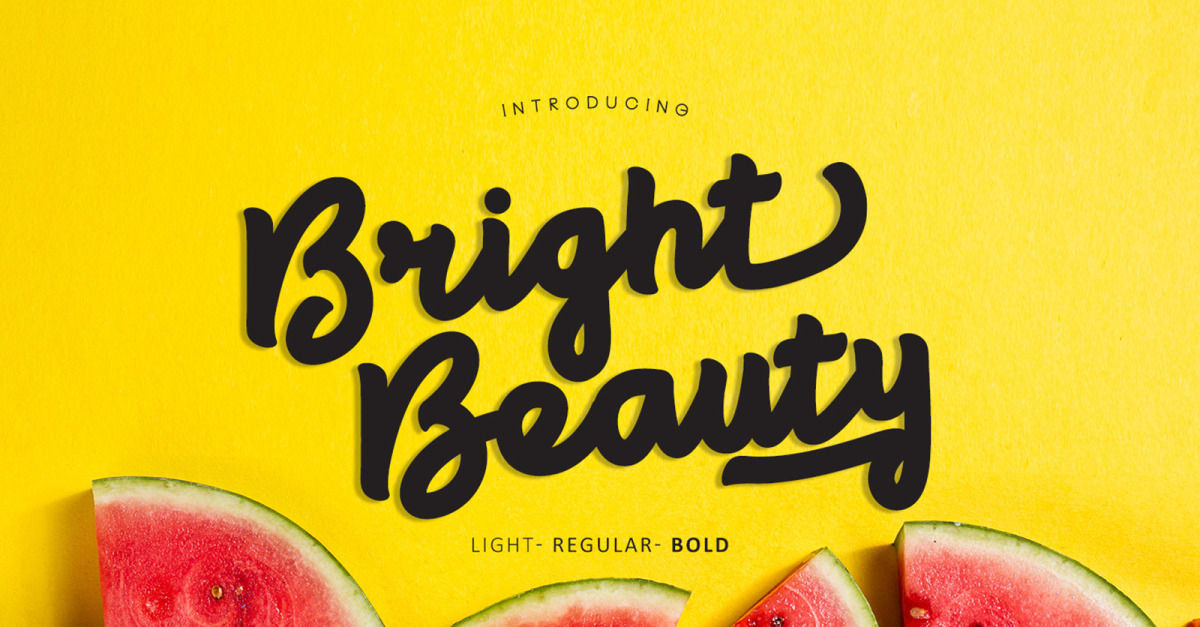 Bright Beauty Cursive Font #164485 - TemplateMonster